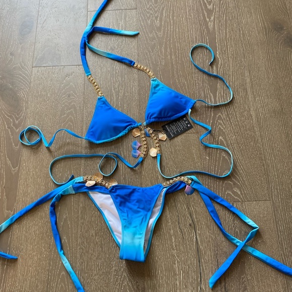Swim | Bikinx Shell Detail String Bikini | Poshmark